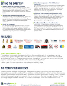 Managed Service Provider (MSP) Fact Sheet | PeopleScout